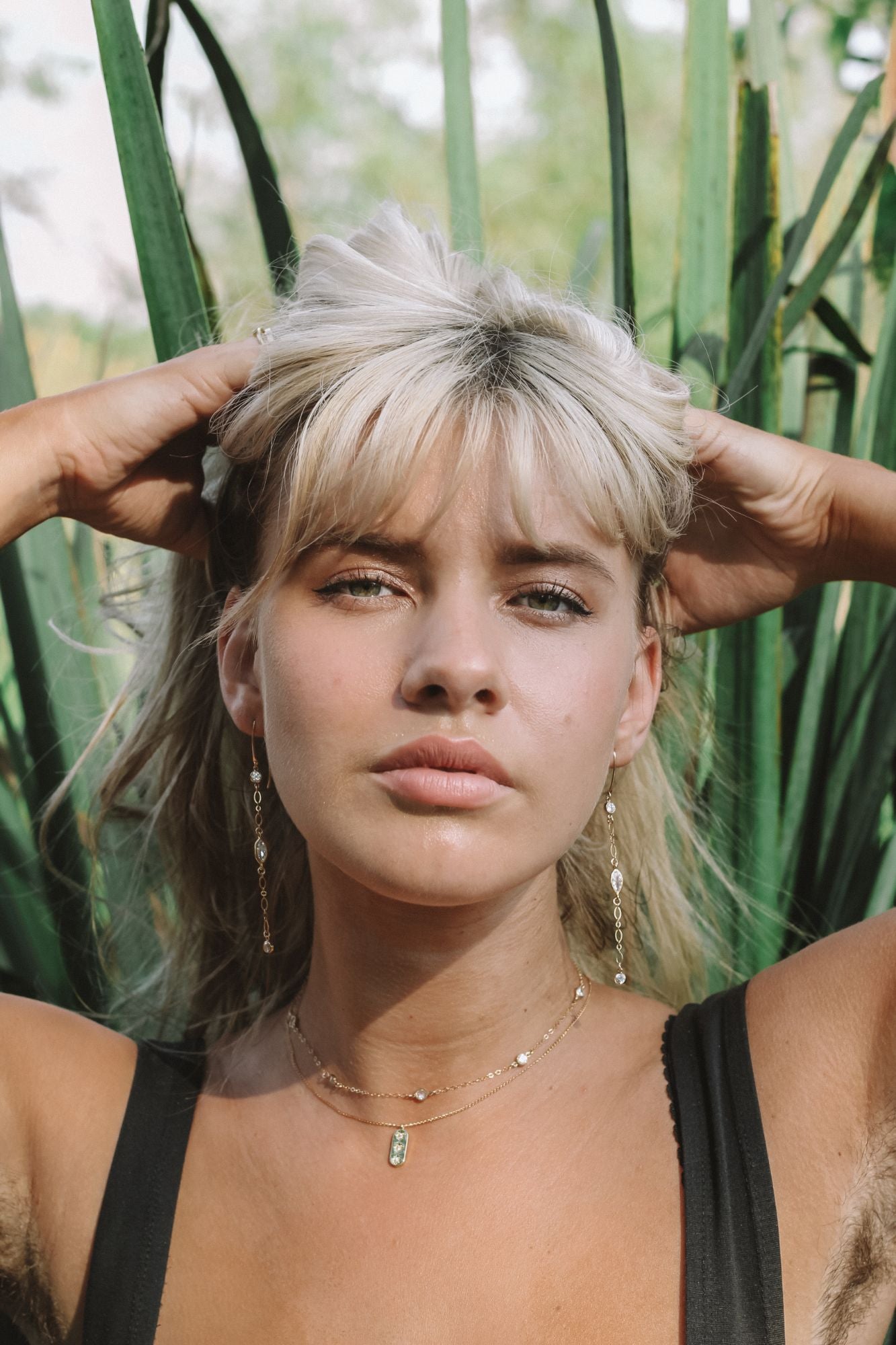 Star Trio Gold Necklace – Malabella Jewels